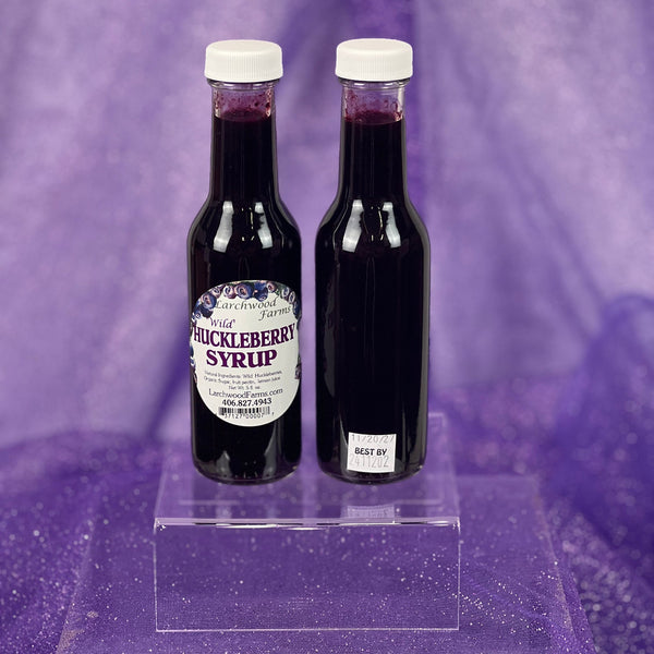 Wild Huckleberry Syrup | Larchwood Farms