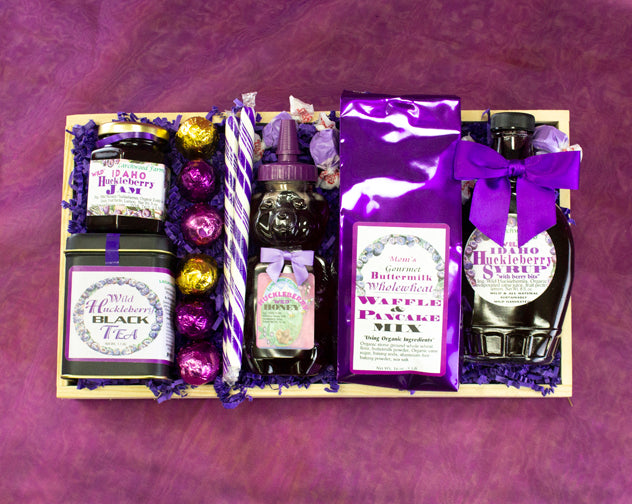Gourmet Huckleberry Gift Baskets by Larchwood Farms