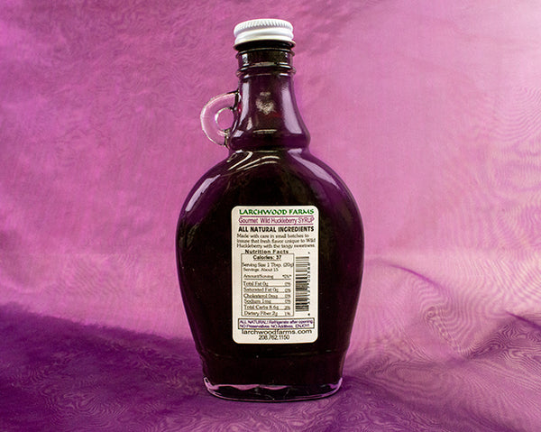 Wild Huckleberry Syrup | Larchwood Farms