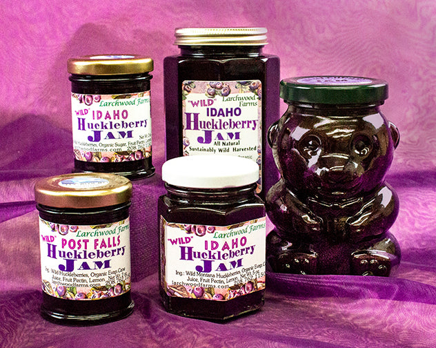 Crafted Huckleberry Products by Larchwood Farms